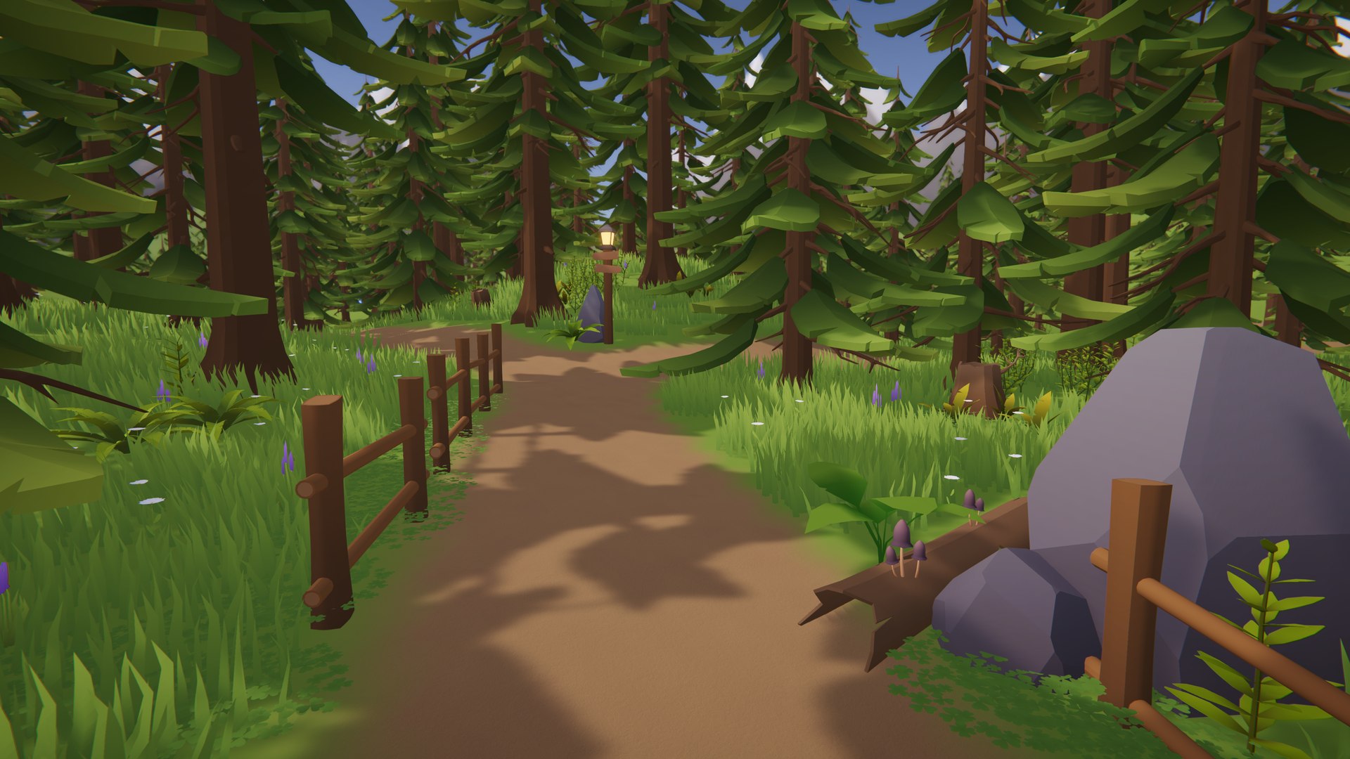 3D Model Nature Environment - Fantasy Forest - TurboSquid 1892179