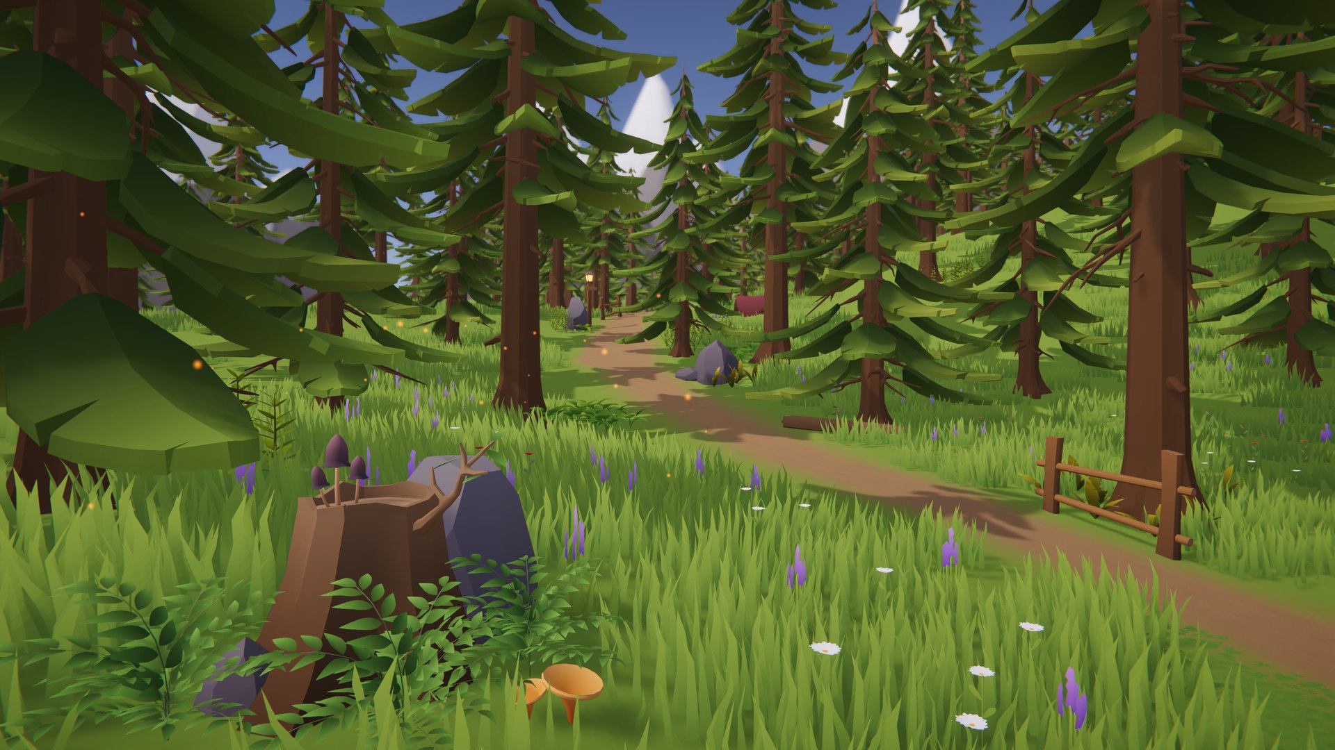 3D Model Nature Environment - Fantasy Forest - TurboSquid 1892179
