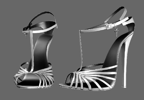 Shoeshighheelboot 3D - TurboSquid 1618237