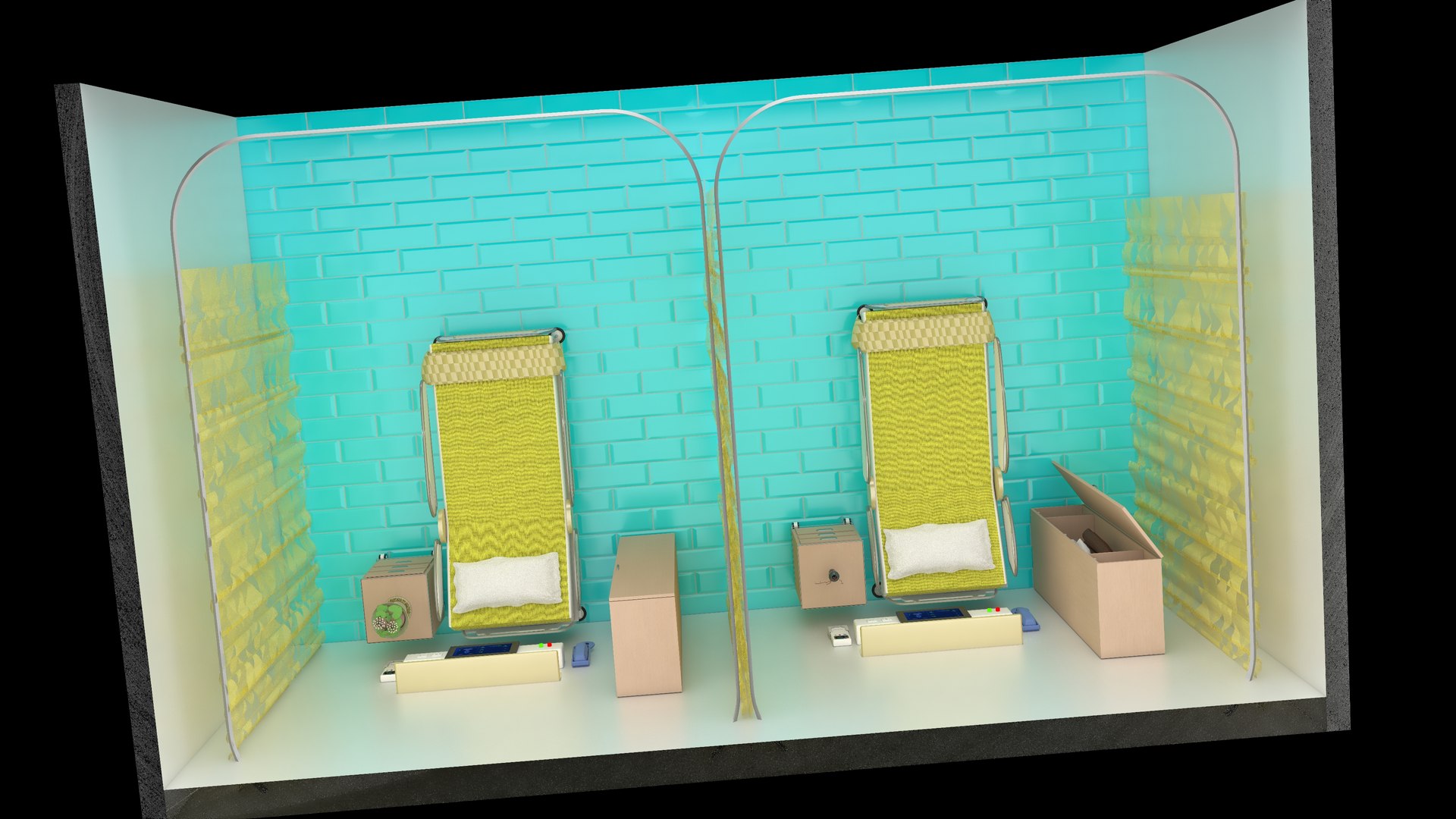 Hospital Ward 4 - 4K 3D - TurboSquid 2245541