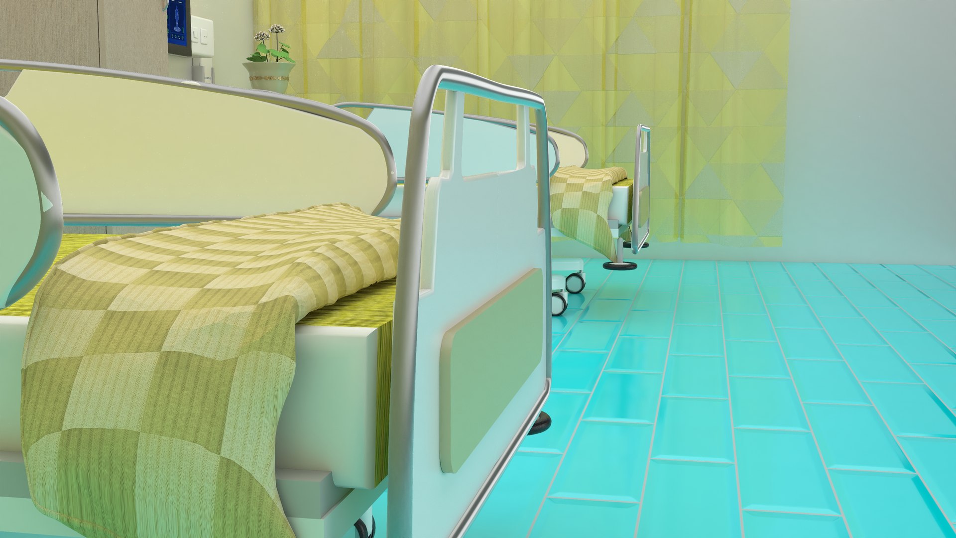 Hospital Ward 4 - 4K 3D - TurboSquid 2245541