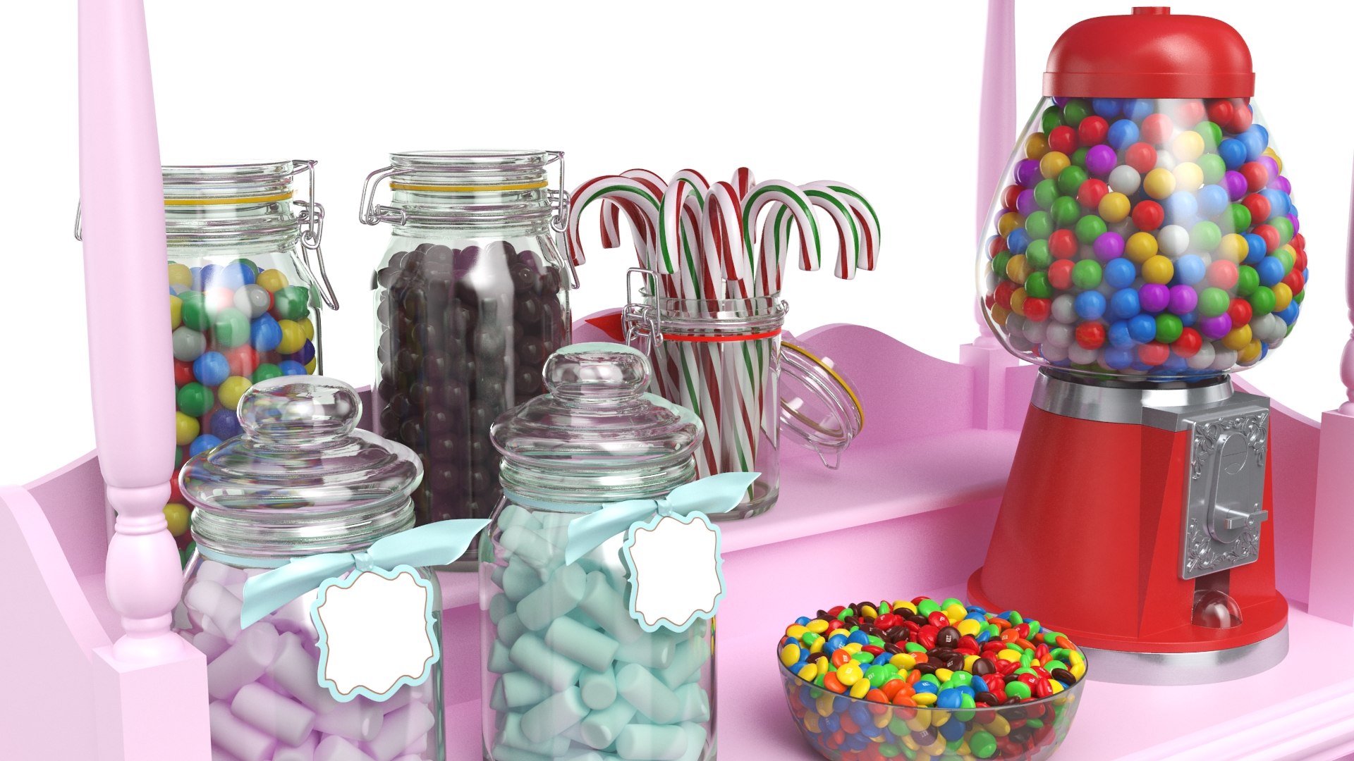 Real Candy Cart 3D Model - TurboSquid 1498147