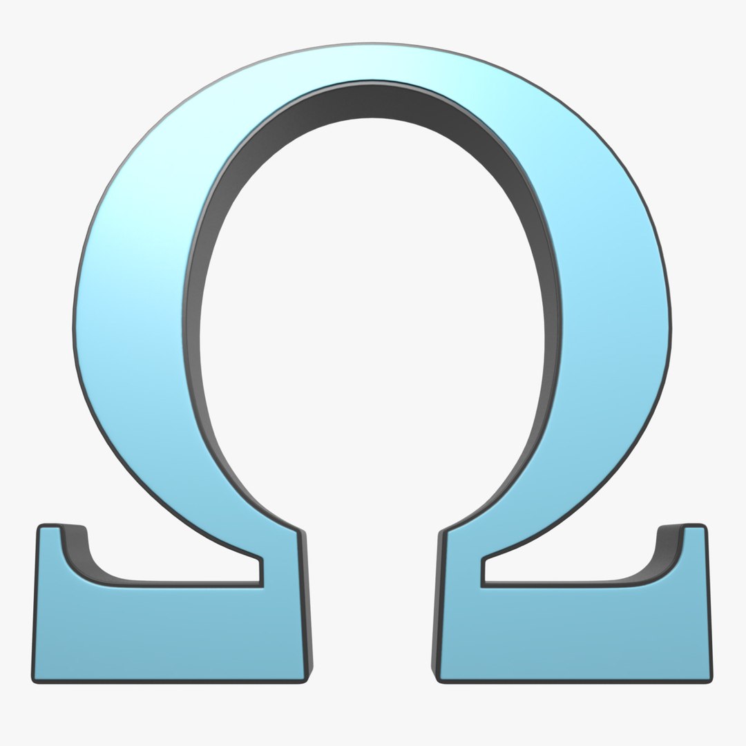 Símbolo ômega Modelo 3D - TurboSquid 1077595