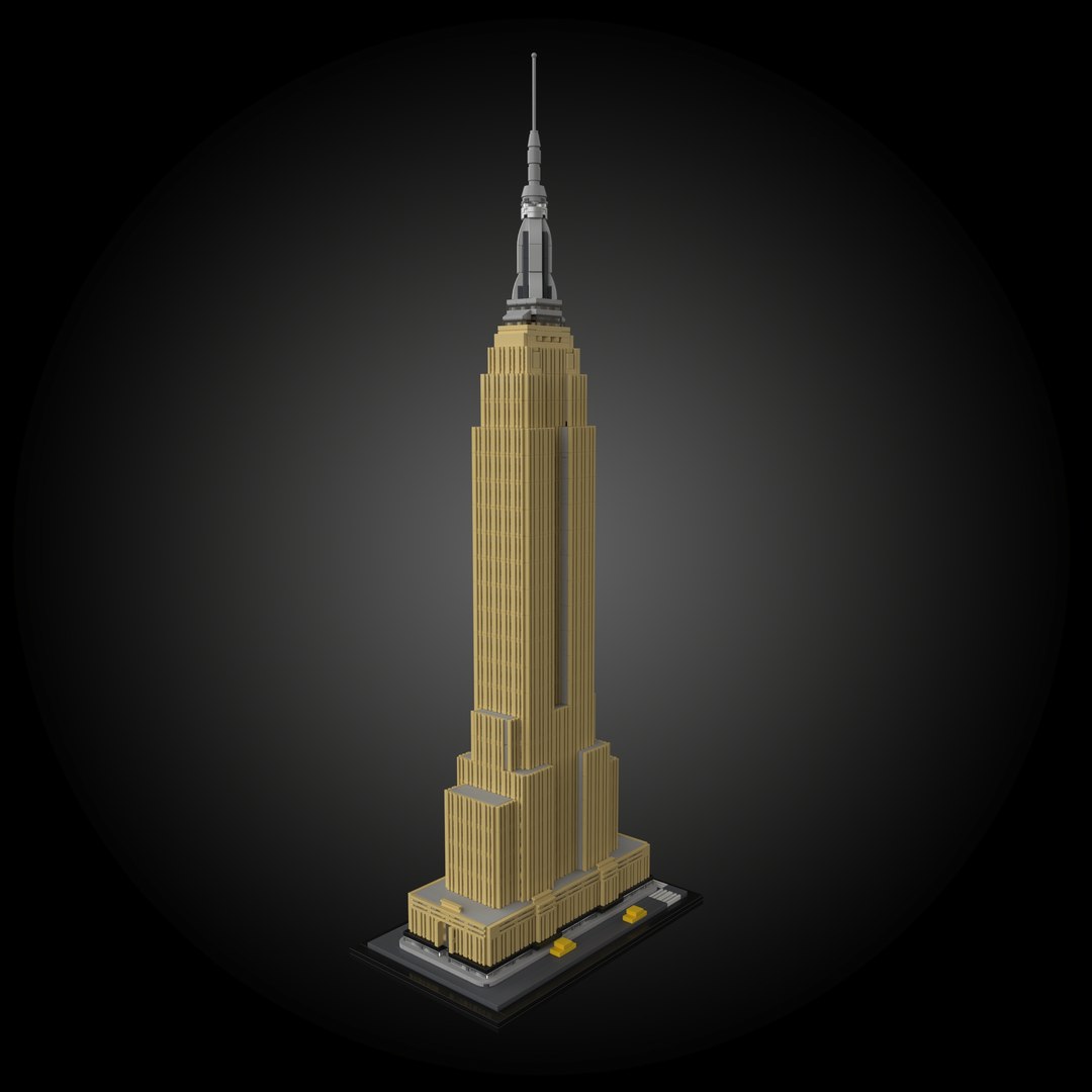 3D Empire State Building Lego - TurboSquid 1421172