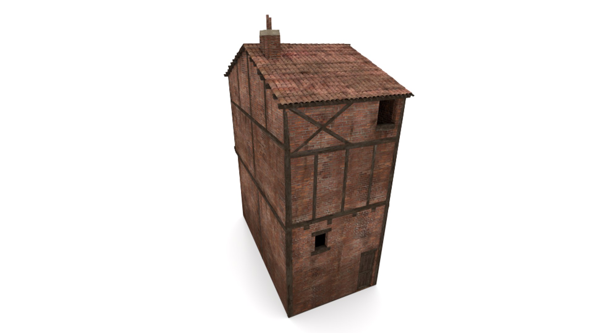 italian medieval house 3d 3ds