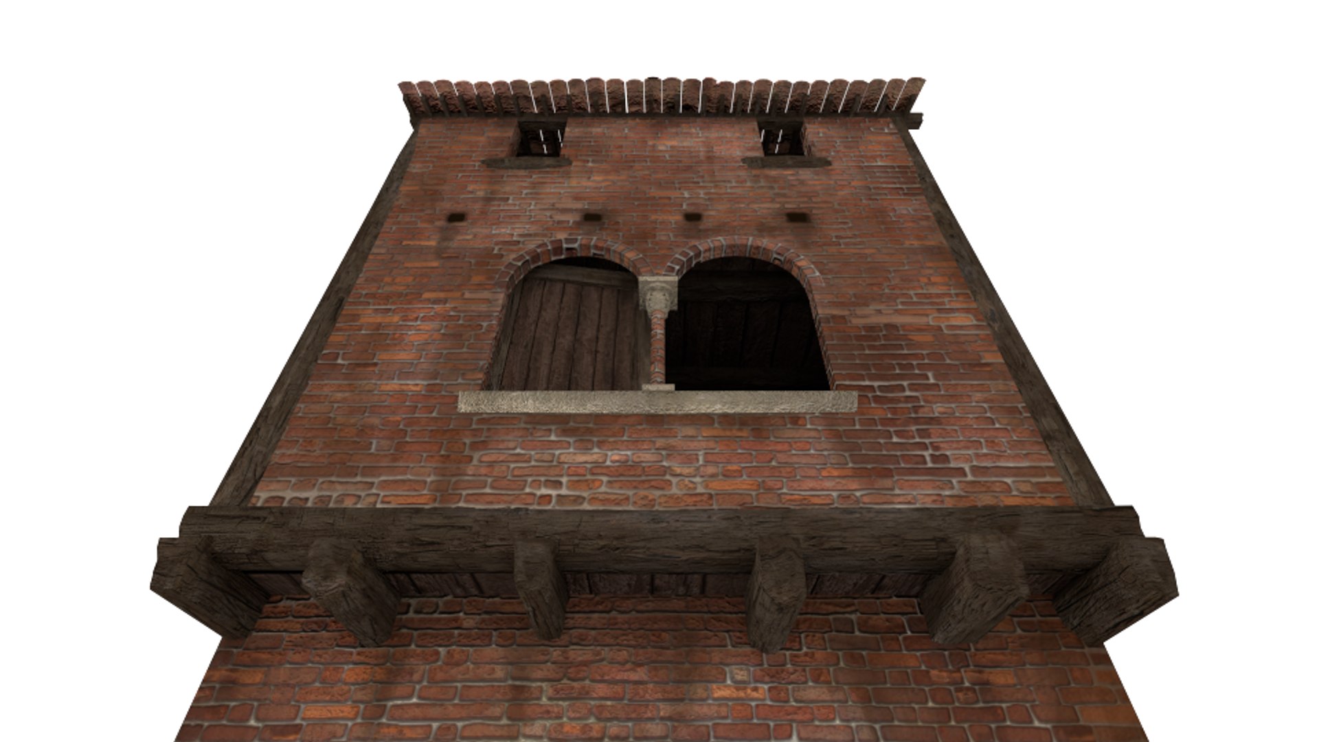 italian medieval house 3d 3ds