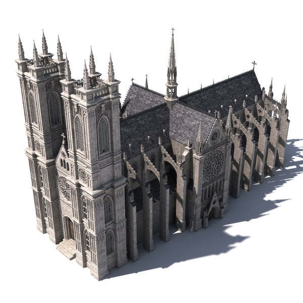 mini cathedral kylemore 3d model