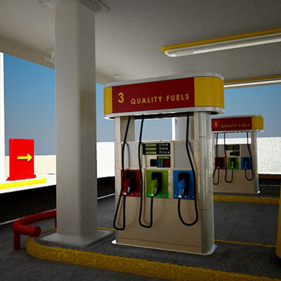 Spar Platform Gas Station Max