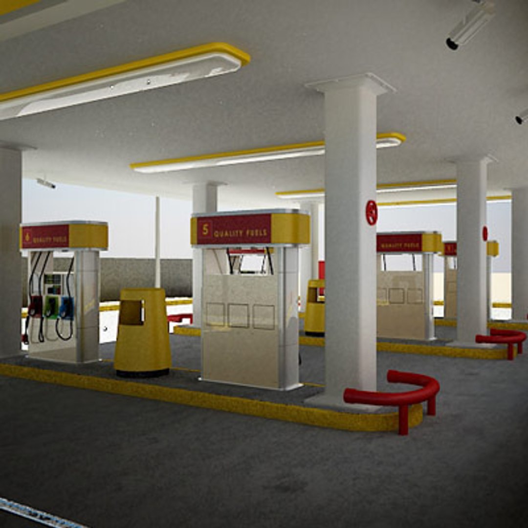 Spar Platform Gas Station Max