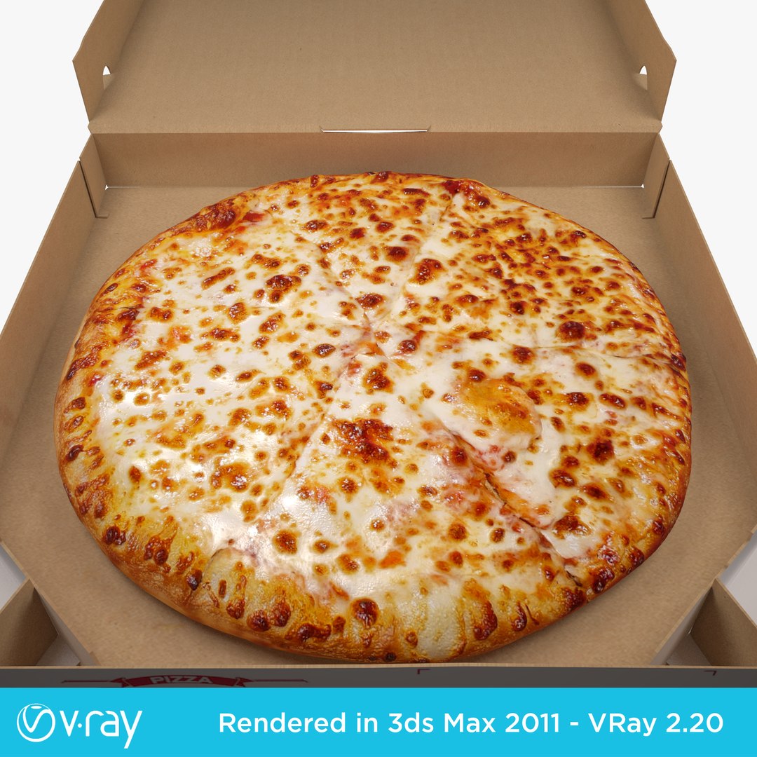 Domino S Pizza Cheese 3d Model