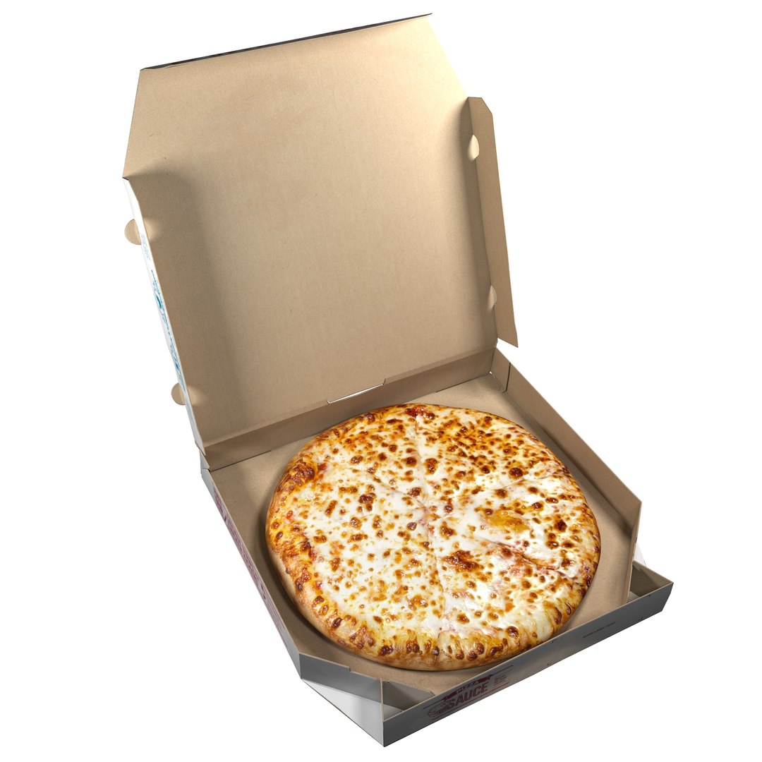 Domino S Pizza Cheese 3d Model