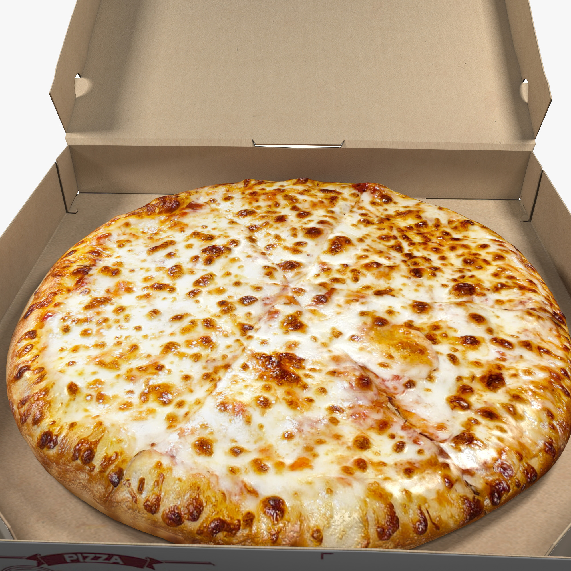 domino s pizza cheese 3d model