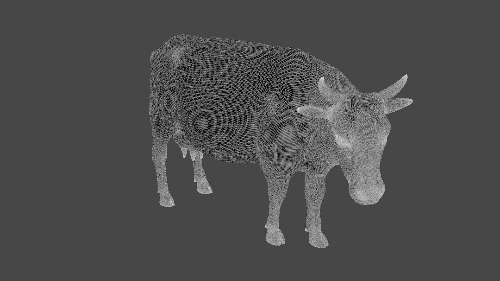 3D Animal Cow Cattle Model - TurboSquid 1685968