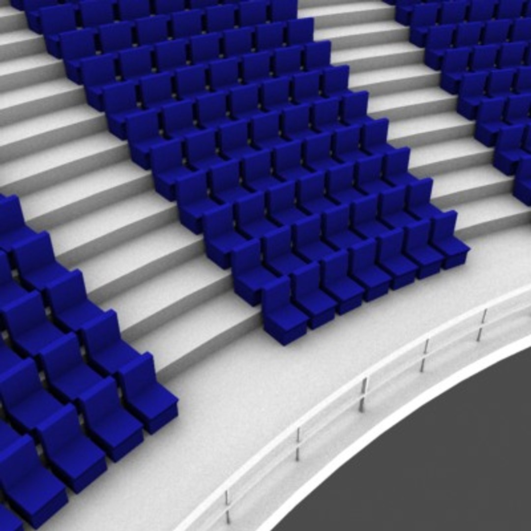 Stadium Seats 3d Model
