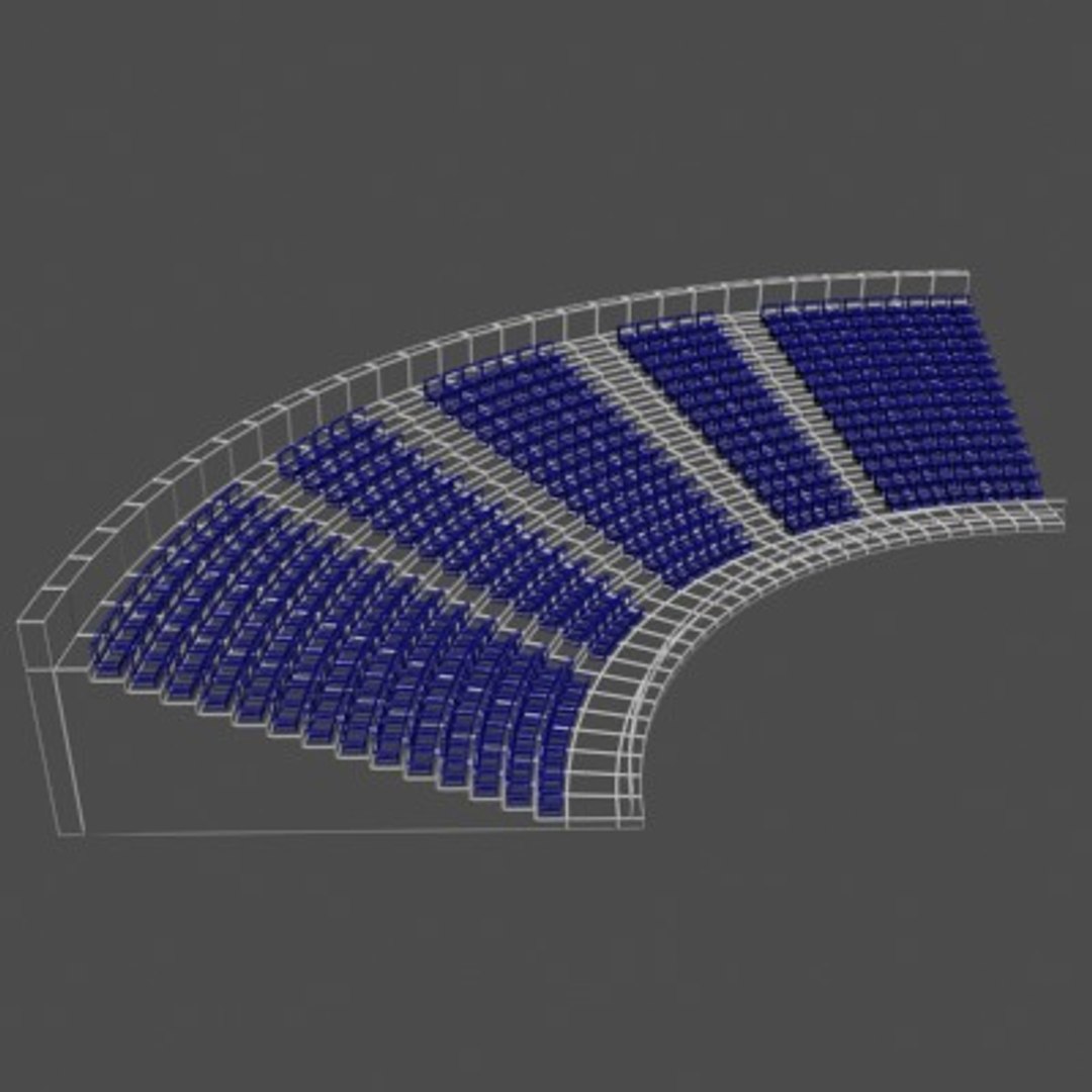 Stadium Seats 3d Model