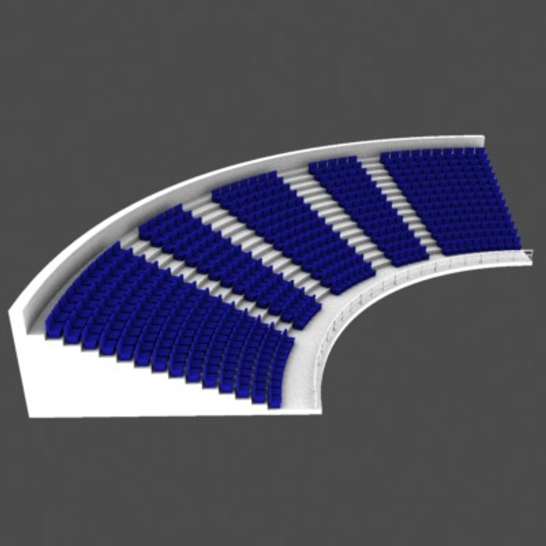 Stadium Seats 3d Model