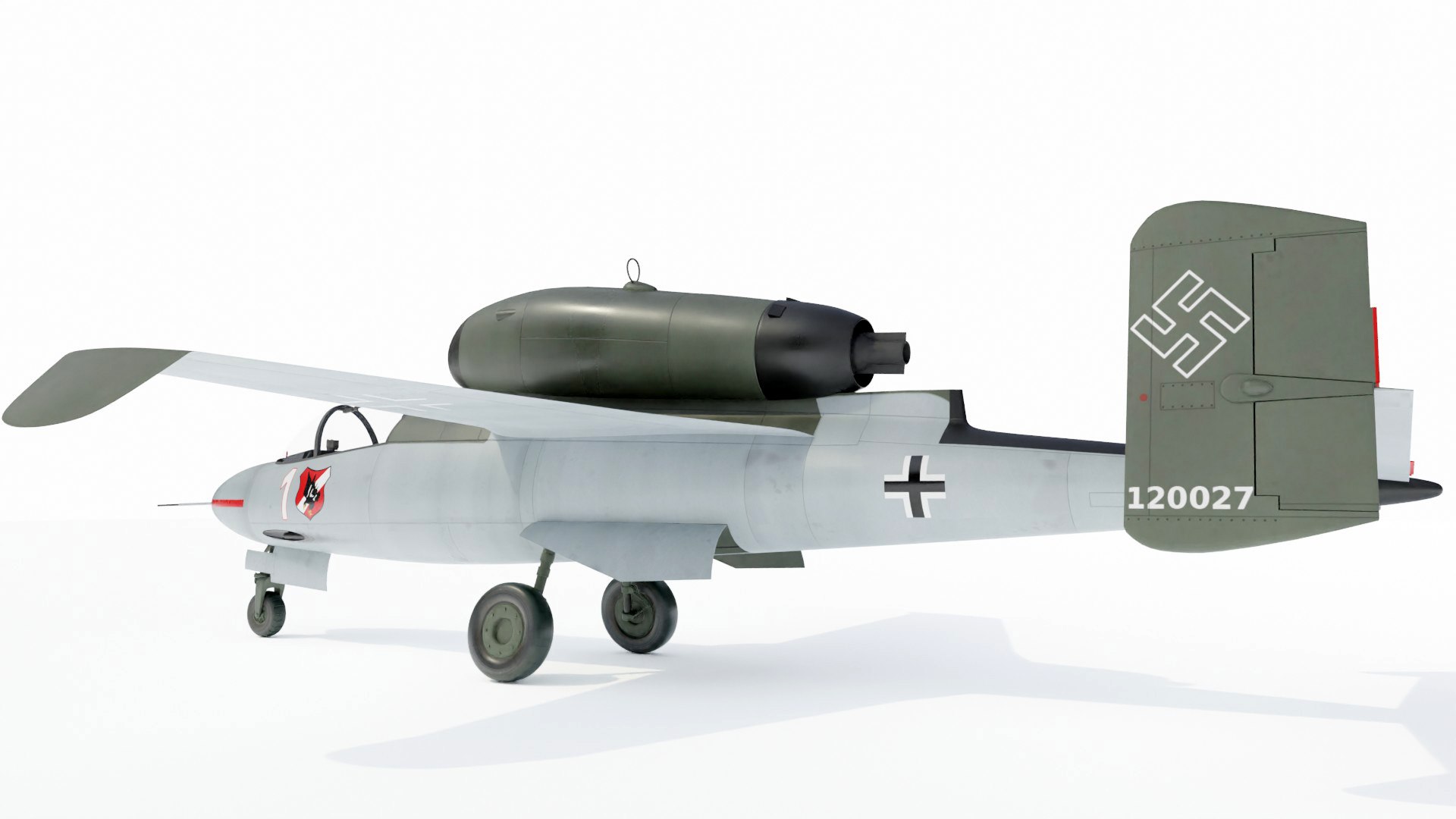 Heinkel HE 162 Volksjager 3D Model - TurboSquid 2162545