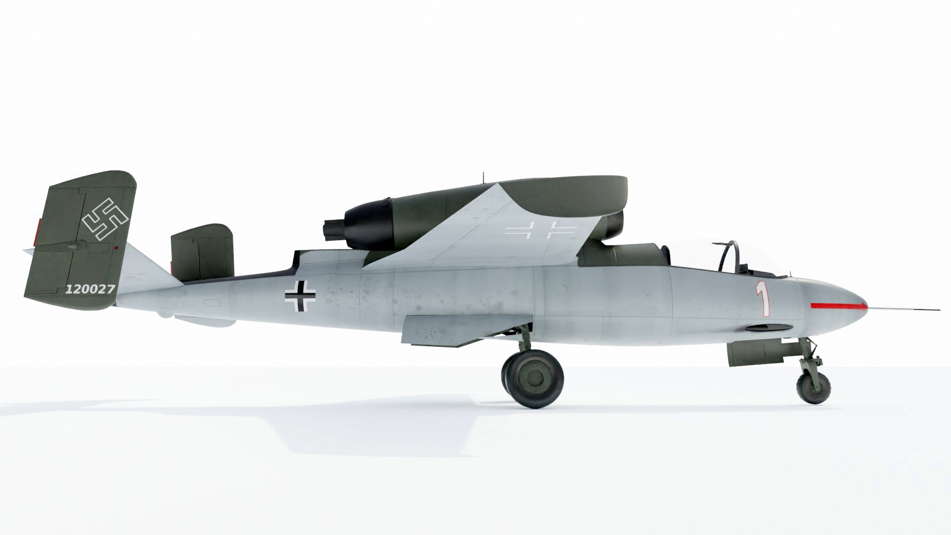 Heinkel HE 162 Volksjager 3D Model - TurboSquid 2162545