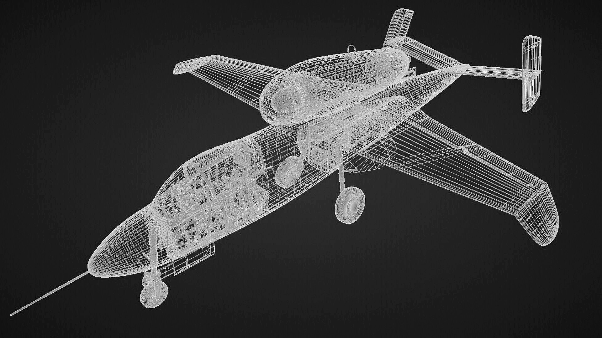 Heinkel HE 162 Volksjager 3D Model - TurboSquid 2162545