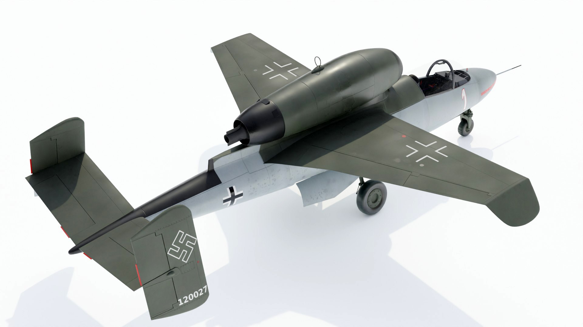 Heinkel HE 162 Volksjager 3D Model - TurboSquid 2162545