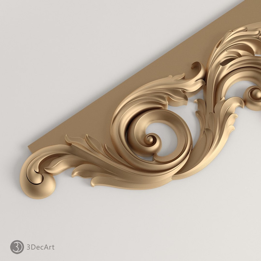 3d Model Corner Decor