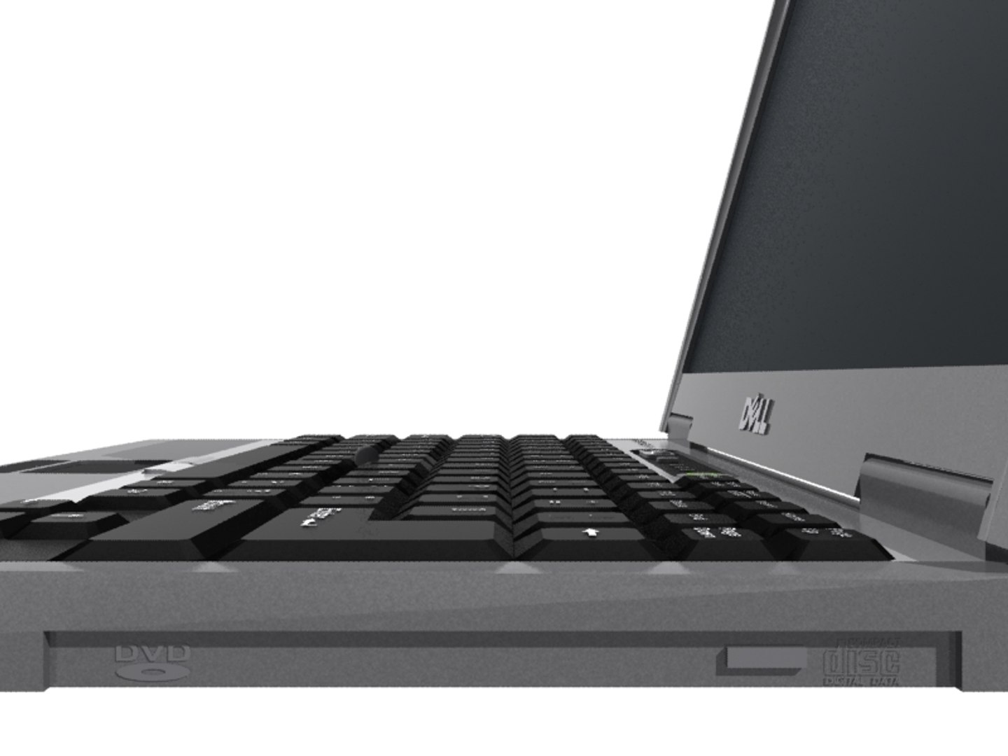 3d Computer Laptop Dell