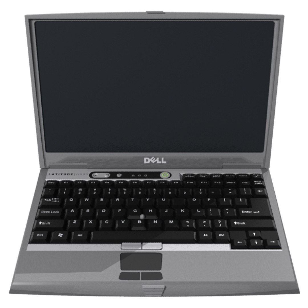 3d Computer Laptop Dell