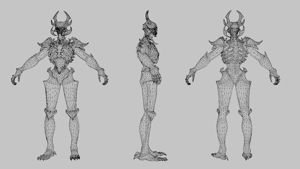 3D model Robot Demon Lowpoly Rigged - TurboSquid 2034339
