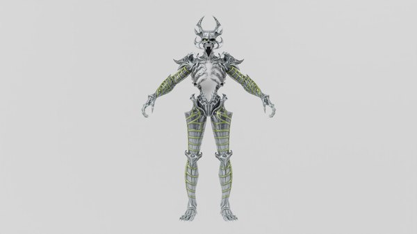 3D model Robot Demon Lowpoly Rigged - TurboSquid 2034339