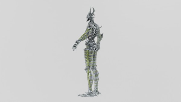 3D model Robot Demon Lowpoly Rigged - TurboSquid 2034339