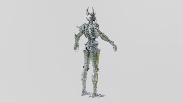 3D model Robot Demon Lowpoly Rigged - TurboSquid 2034339