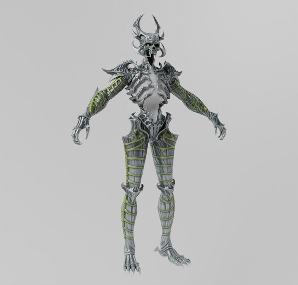 3D model Robot Demon Lowpoly Rigged - TurboSquid 2034339