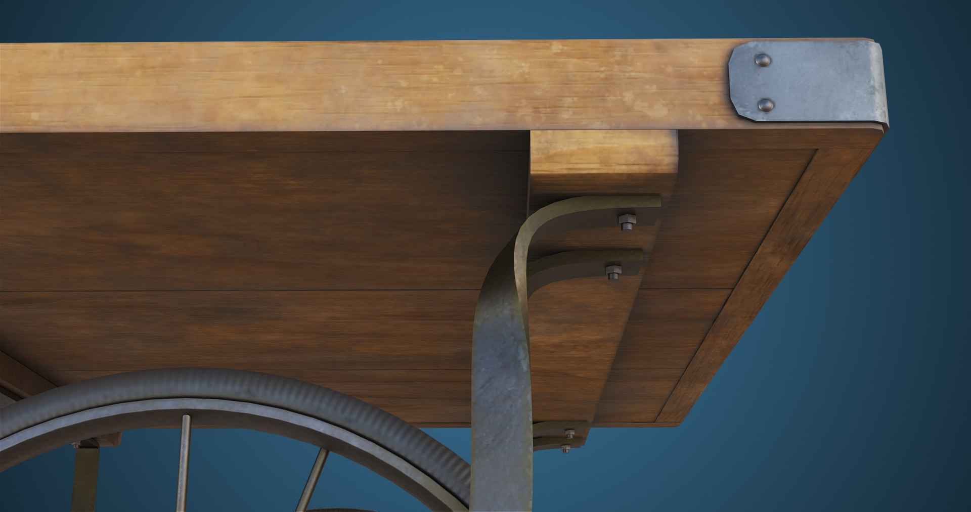 3D Wooden Cart05 All PBR Unity UE Textures Included Model - TurboSquid ...