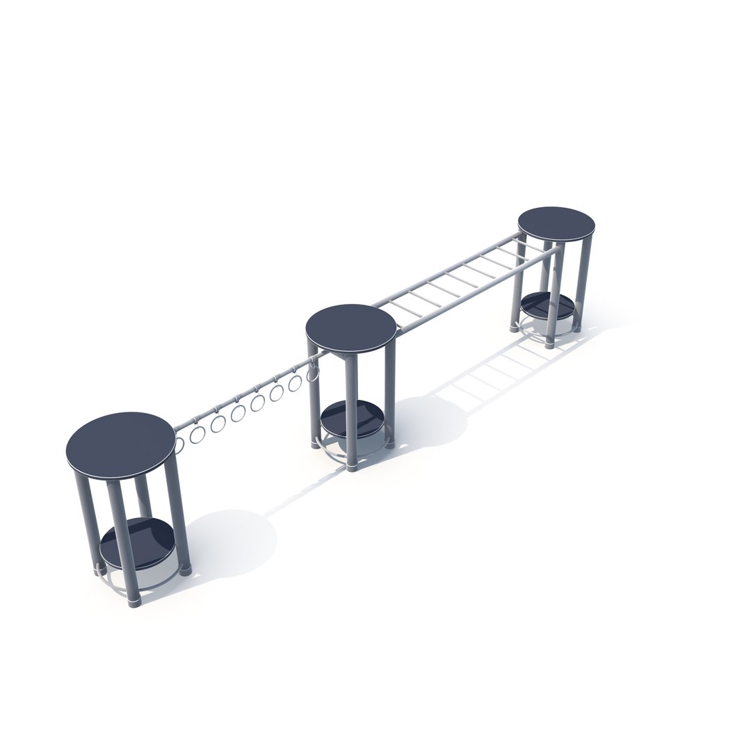 Sports Track Equipment Parkour 3D - TurboSquid 1952690