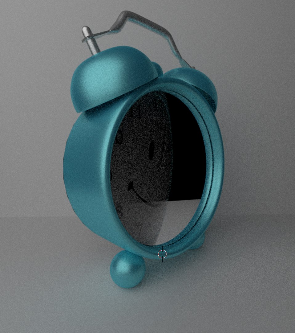 Blue clock 3D model - TurboSquid 1225164