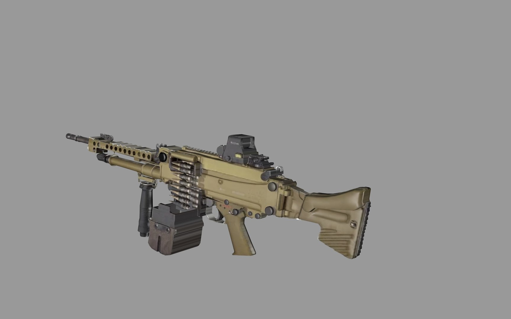 3D MG6 Machinegun Model - TurboSquid 2010884