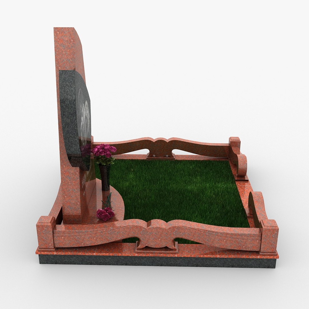 3d Tomb Headstone Model