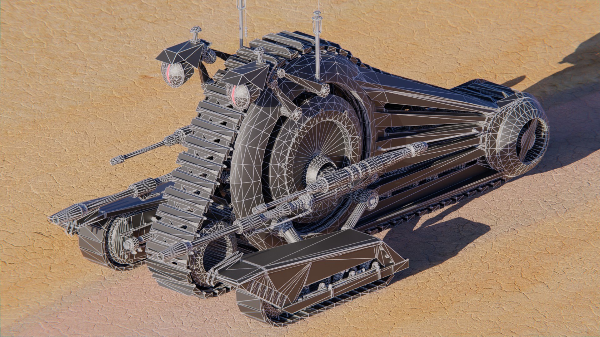 3D Star Wars NR-N99 Persuader Tank Droid Model - TurboSquid 2325923