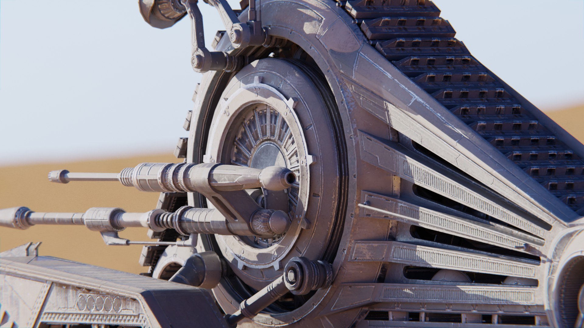 3D Star Wars NR-N99 Persuader Tank Droid Model - TurboSquid 2325923