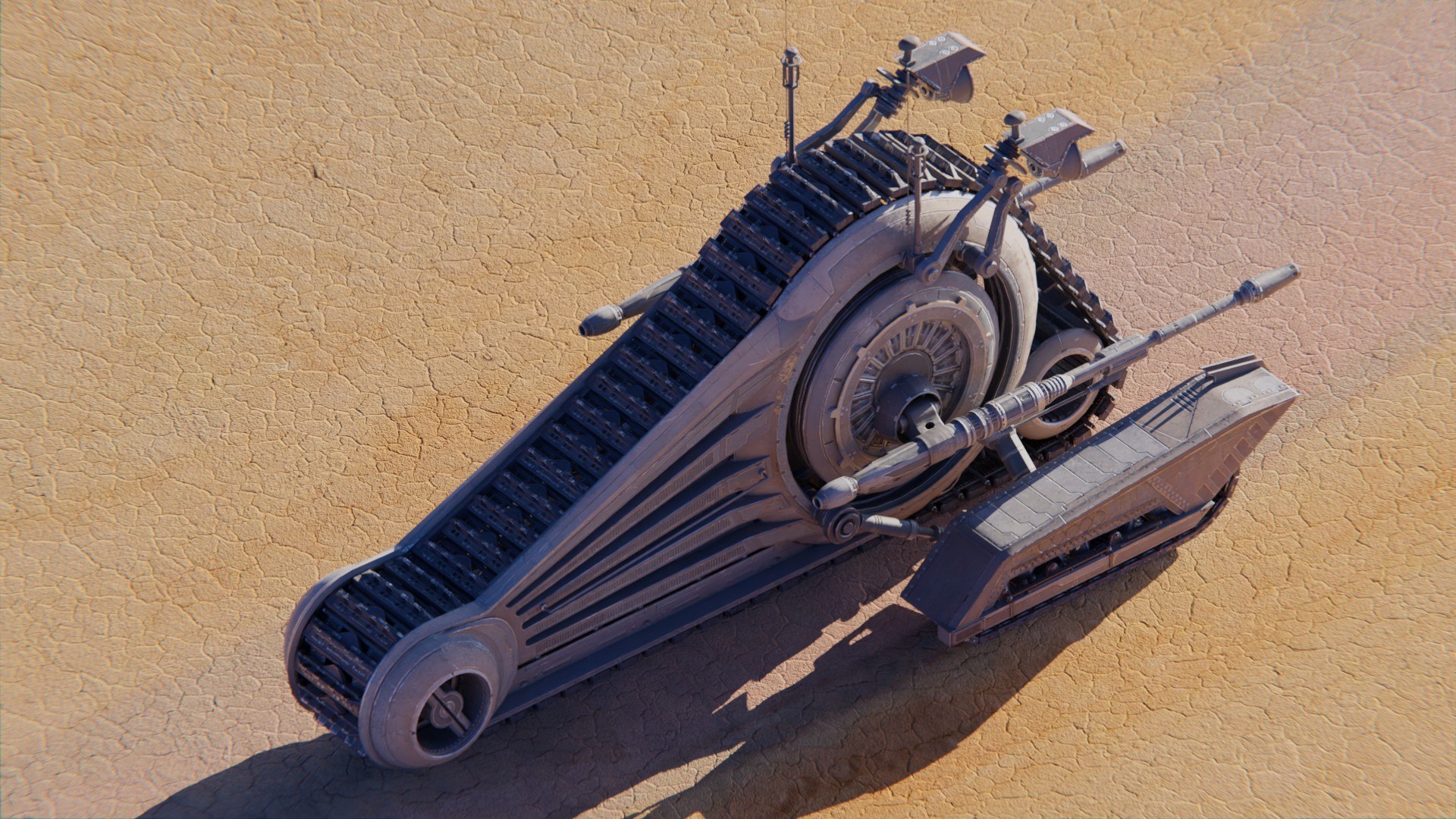 3D Star Wars NR-N99 Persuader Tank Droid Model - TurboSquid 2325923