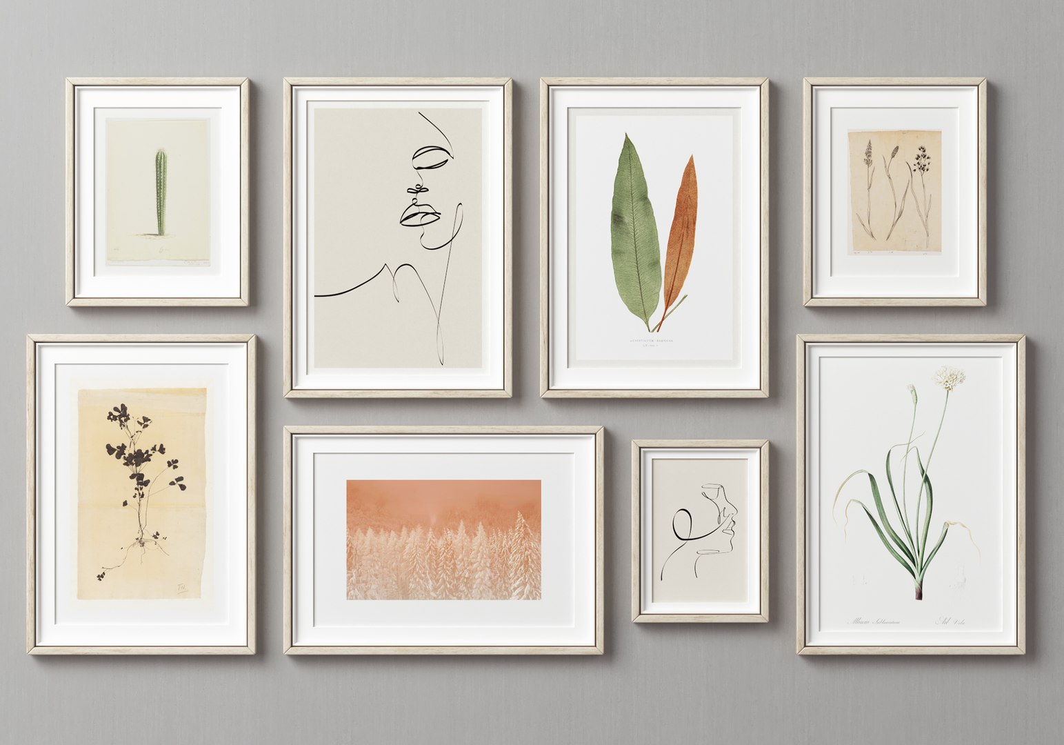 3D Model Picture Frames Set-586 - TurboSquid 2398760