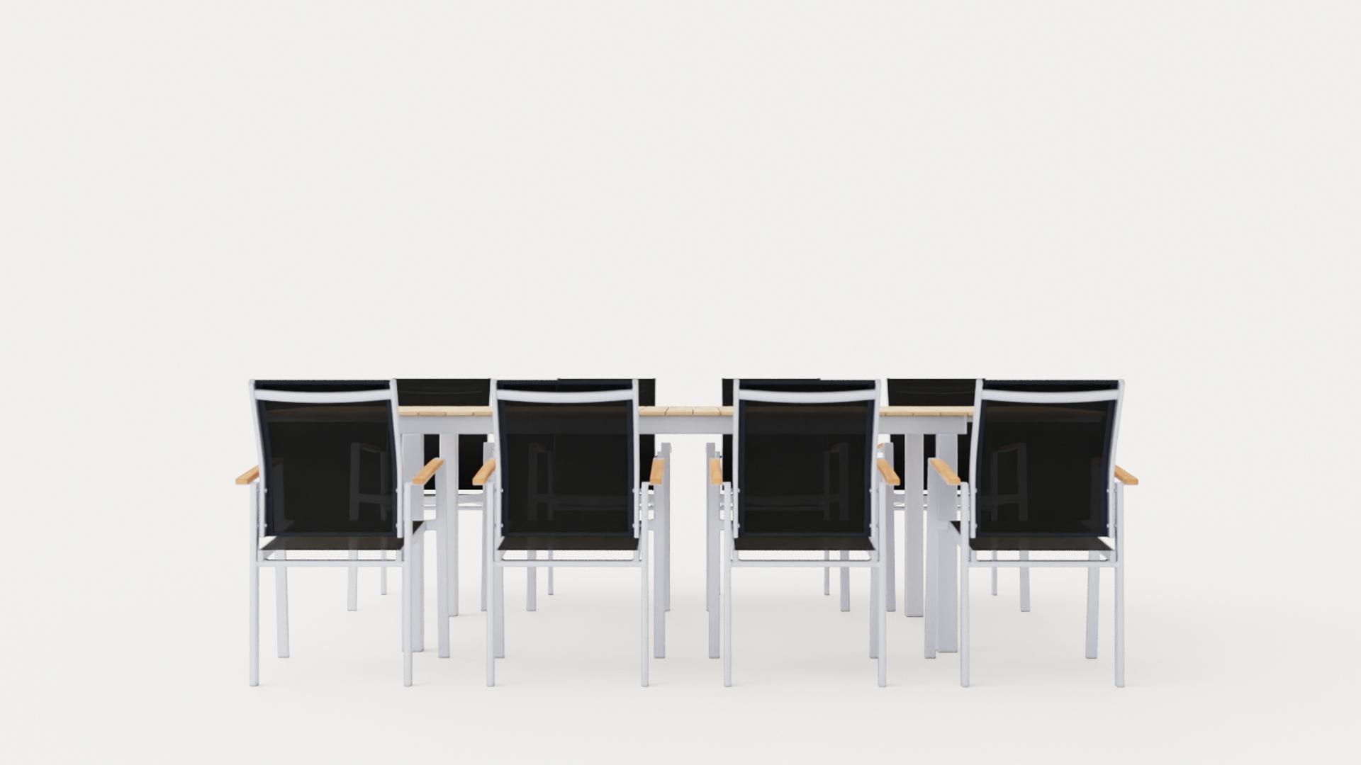 Seattle Dining Set 3D Model - TurboSquid 2240782
