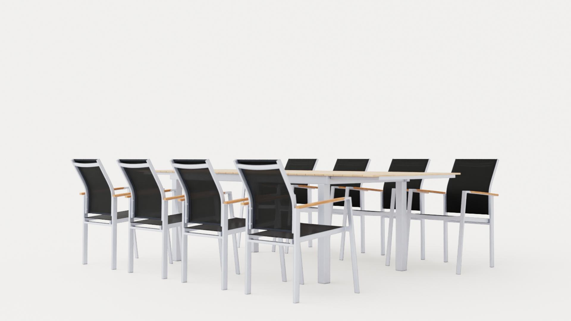 Seattle Dining Set 3D Model - TurboSquid 2240782