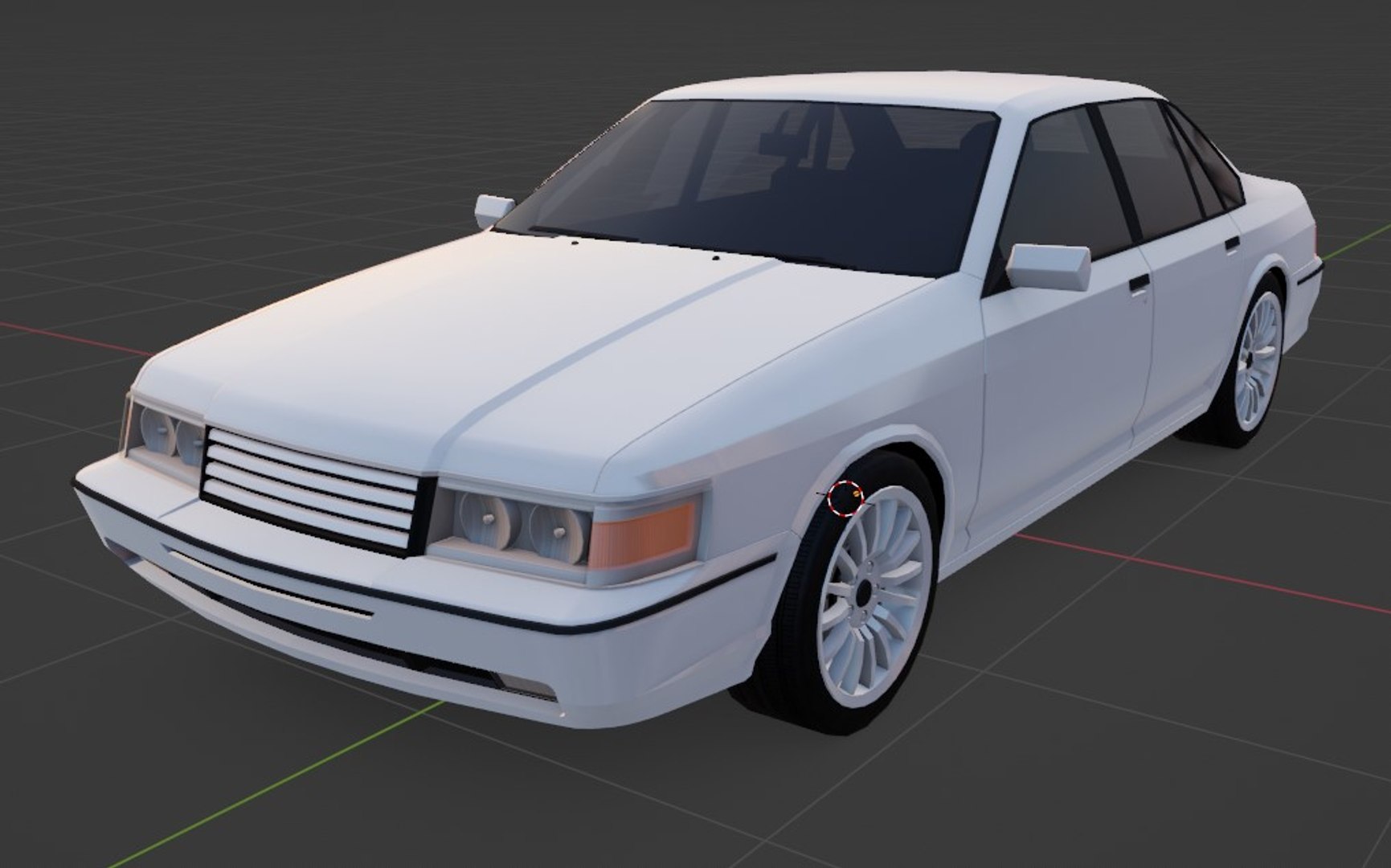 3D Generic Lowpoly Sedan Thompson - TurboSquid 2172050