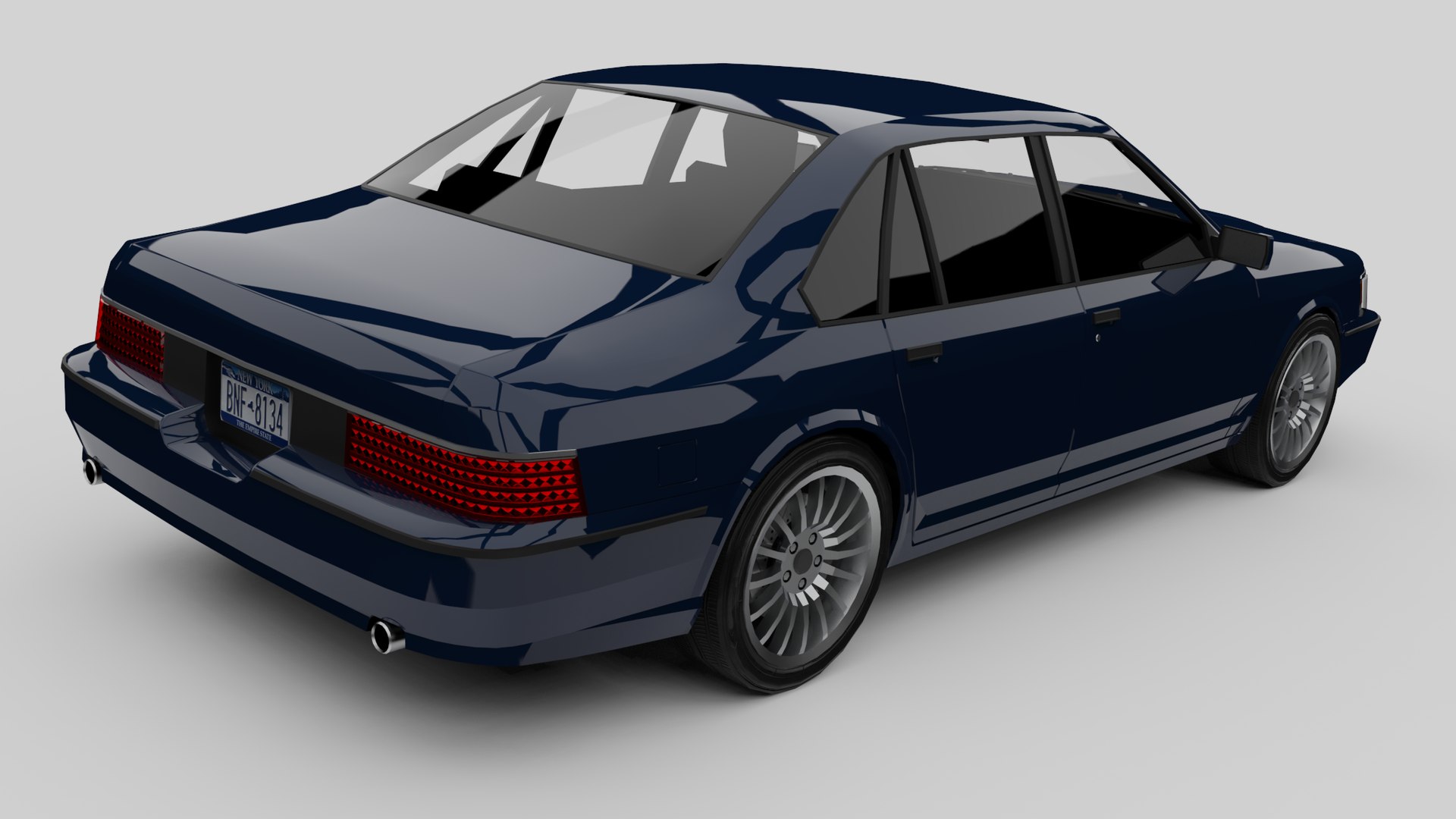 3D Generic Lowpoly Sedan Thompson - TurboSquid 2172050