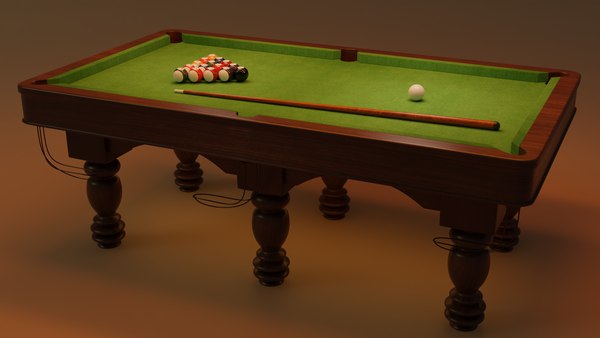 modelo 3d Snooker Table - TurboSquid 2010251