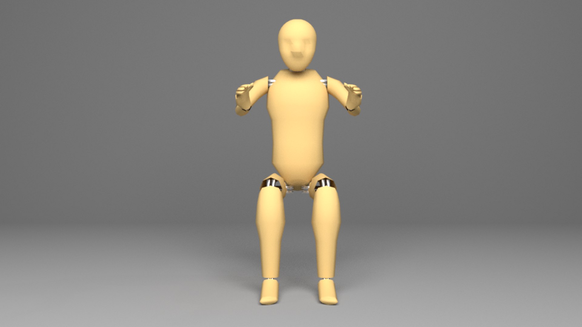 Crash Test Dummy 3D Model - TurboSquid 1614952