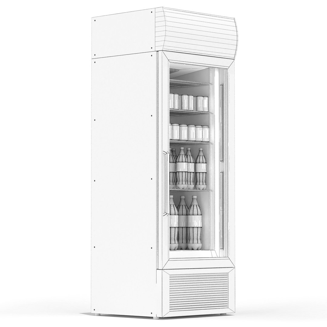 Cola Beverage Fridge 3d Max