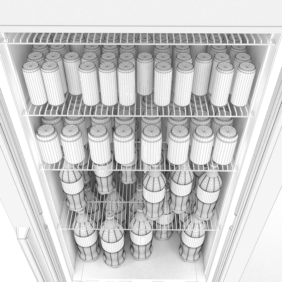 Cola Beverage Fridge 3d Max