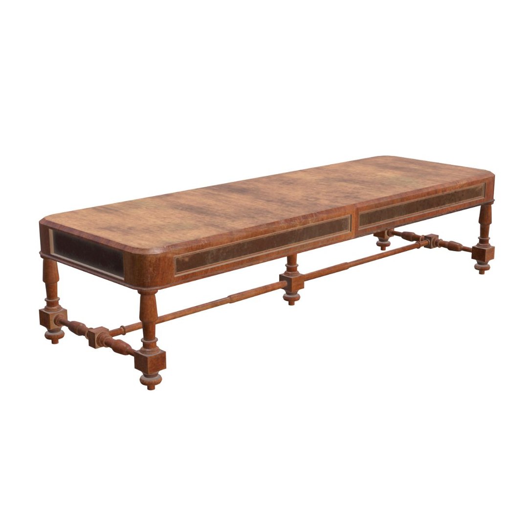 Vintage Table With Ornate Legs 3D Model 3D Model - TurboSquid 2301670